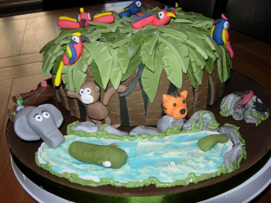 Rainforest Animals - CakeCentral.com