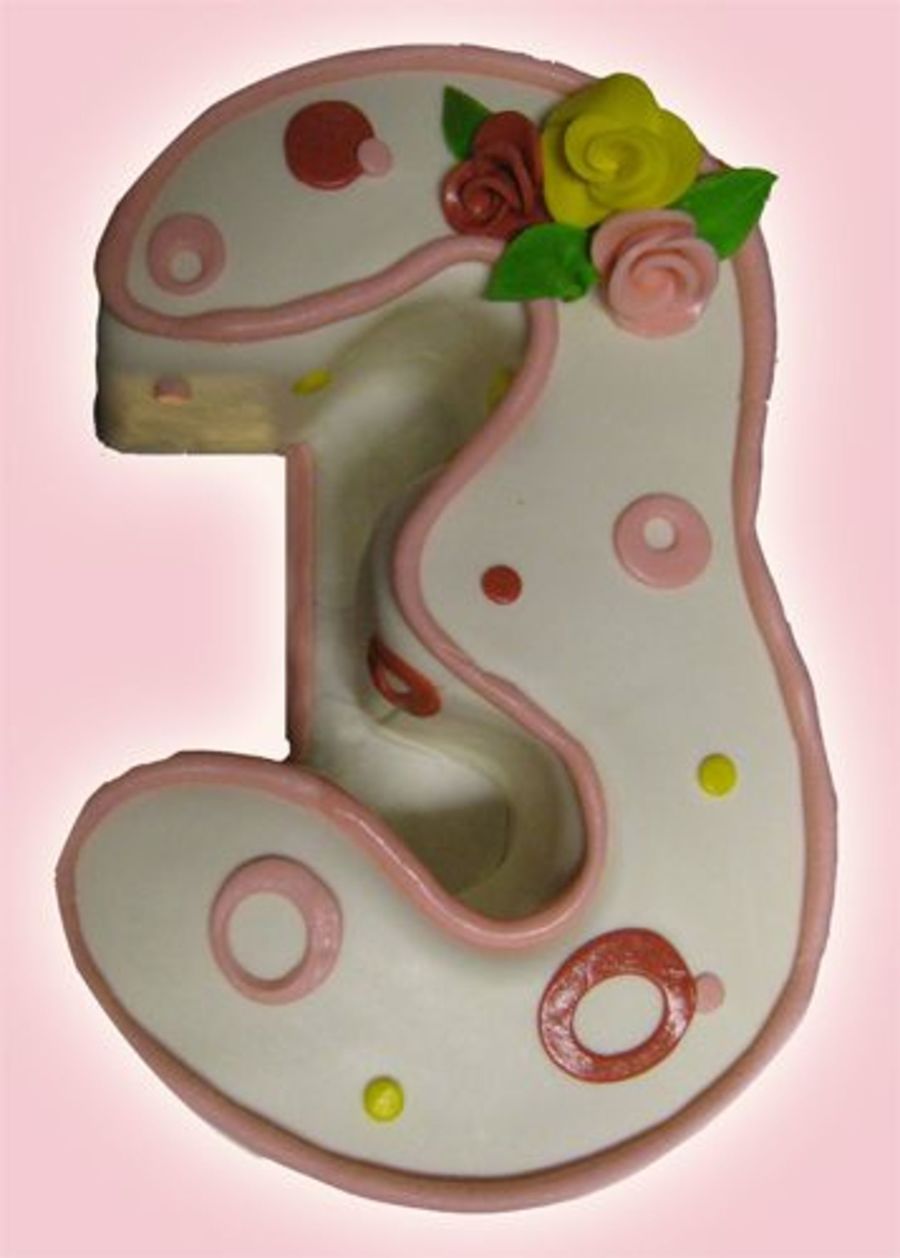 Number 3 Cake - CakeCentral.com