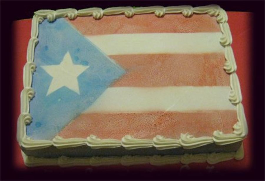 Puerto Rico Flag - CakeCentral.com