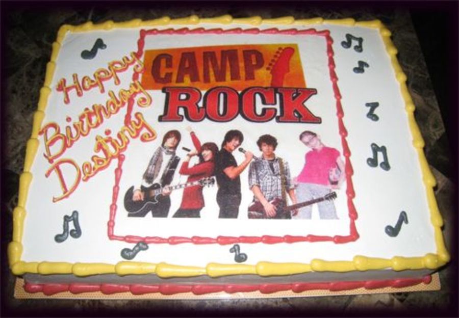 Camp Rock - CakeCentral.com