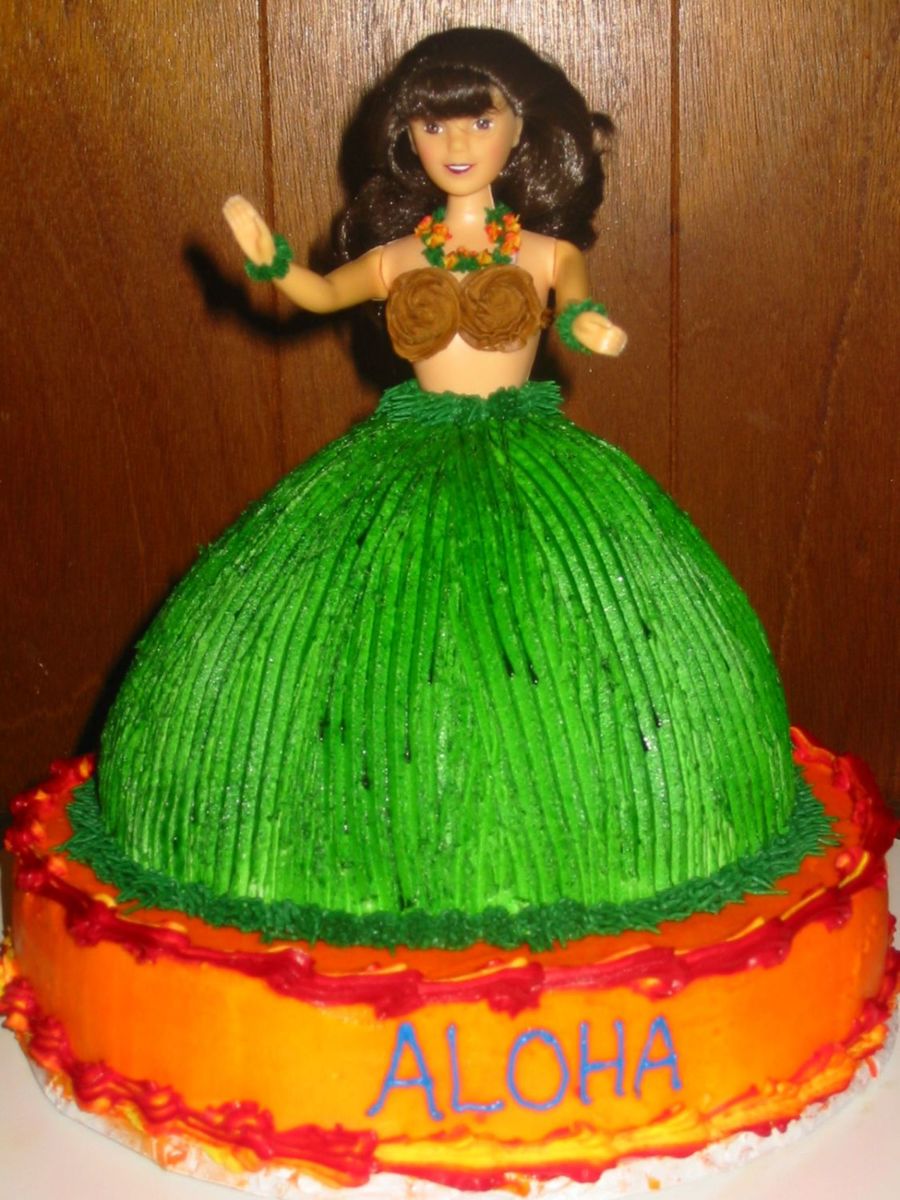 Aloha Barbie Cake - CakeCentral.com