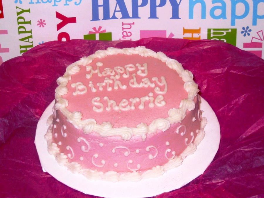 Pink Mini Cake - CakeCentral.com