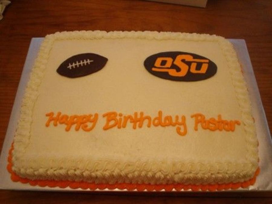 Osu Cowboys Cake - CakeCentral.com