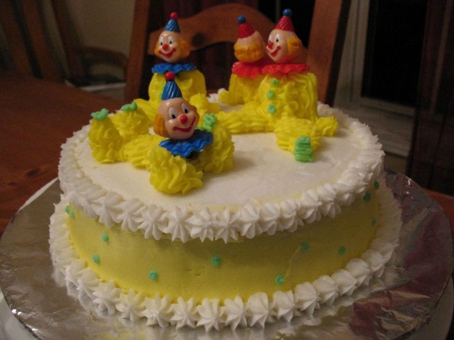 Wilton Class Clown Cake - CakeCentral.com
