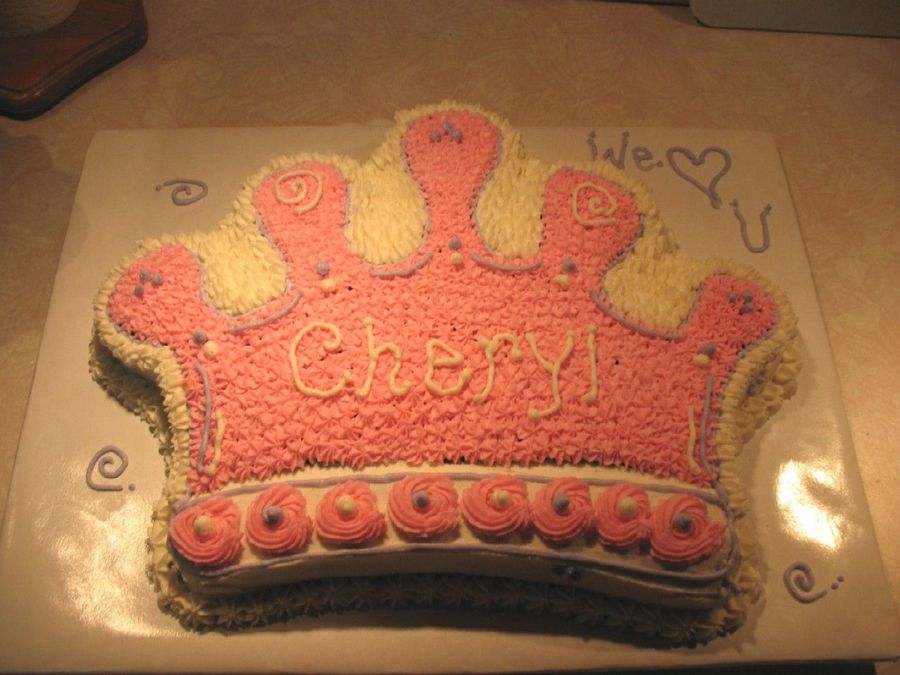 Princess Crown Cake - CakeCentral.com