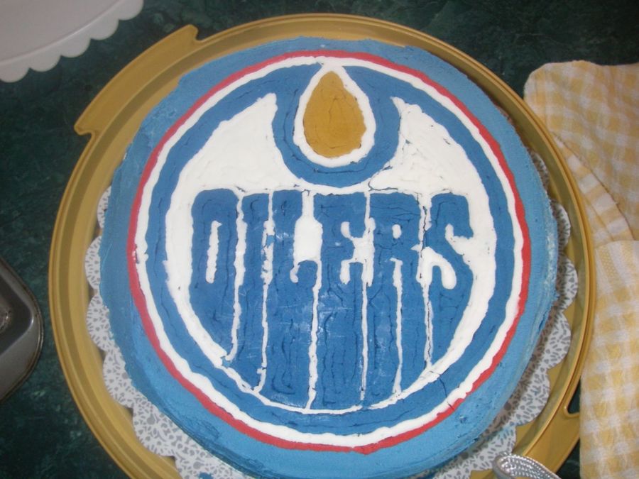 Oilers Cake - CakeCentral.com
