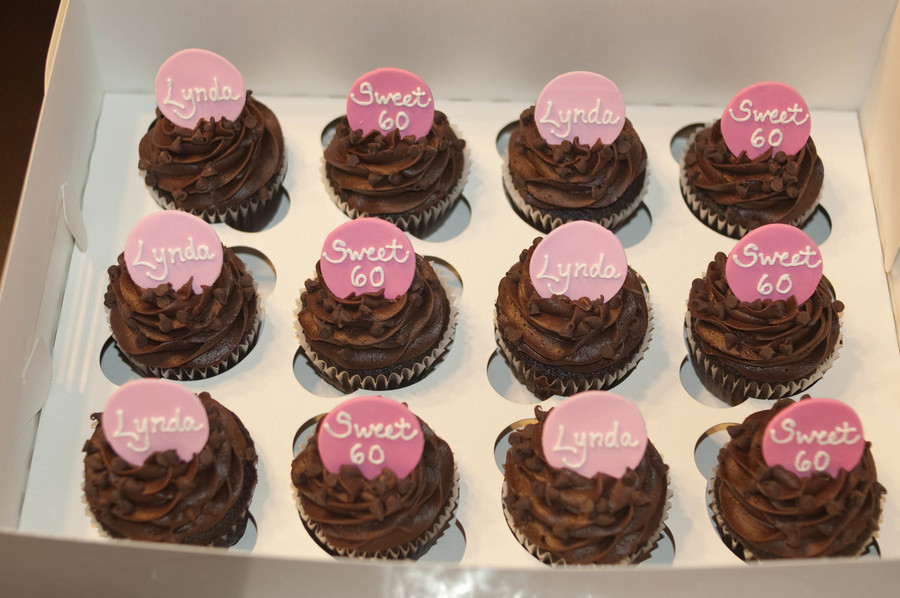 60Th Birthday Cupcakes - CakeCentral.com