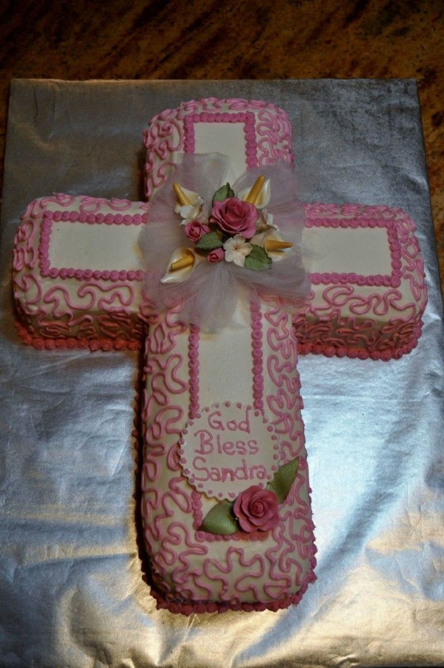 First Communion Cross - CakeCentral.com