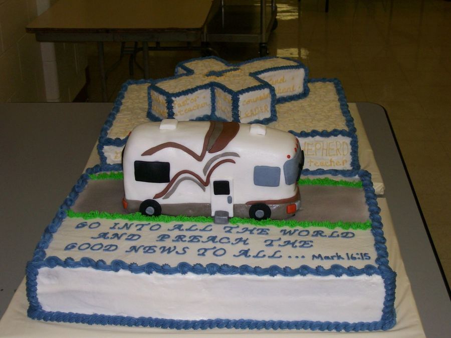 Rv Cake For Pastor Retirement - CakeCentral.com