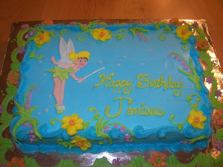 Tinkerbell Cake - CakeCentral.com