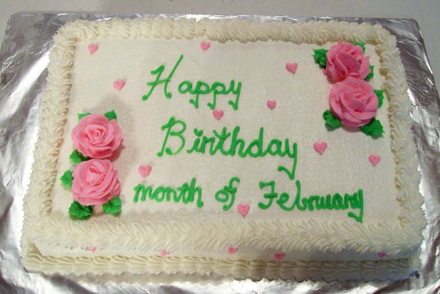 Monthly Birthday Cake - CakeCentral.com