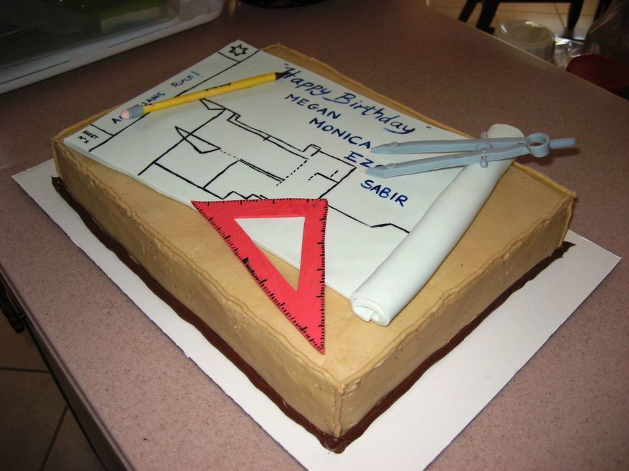 Architect Birthday Cake - CakeCentral.com