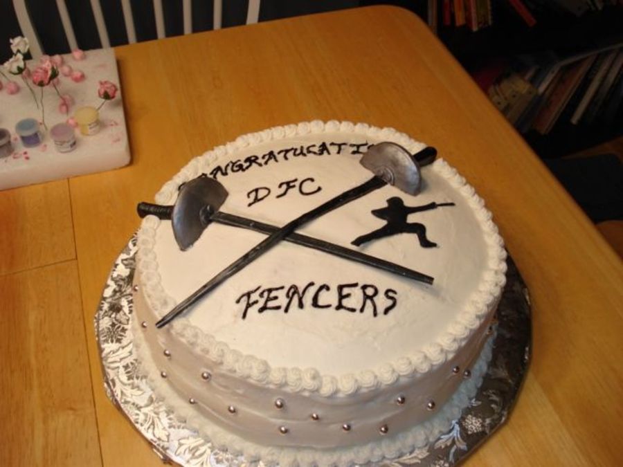 Fencing Cake - CakeCentral.com