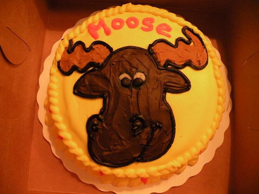 Moose Birthday Cake - CakeCentral.com