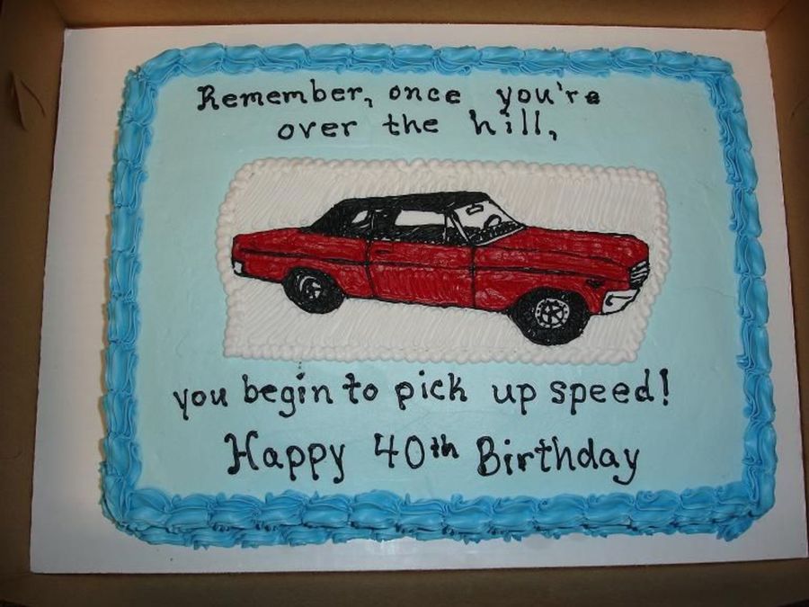 1965 Buick Skylark-Over The Hill - CakeCentral.com