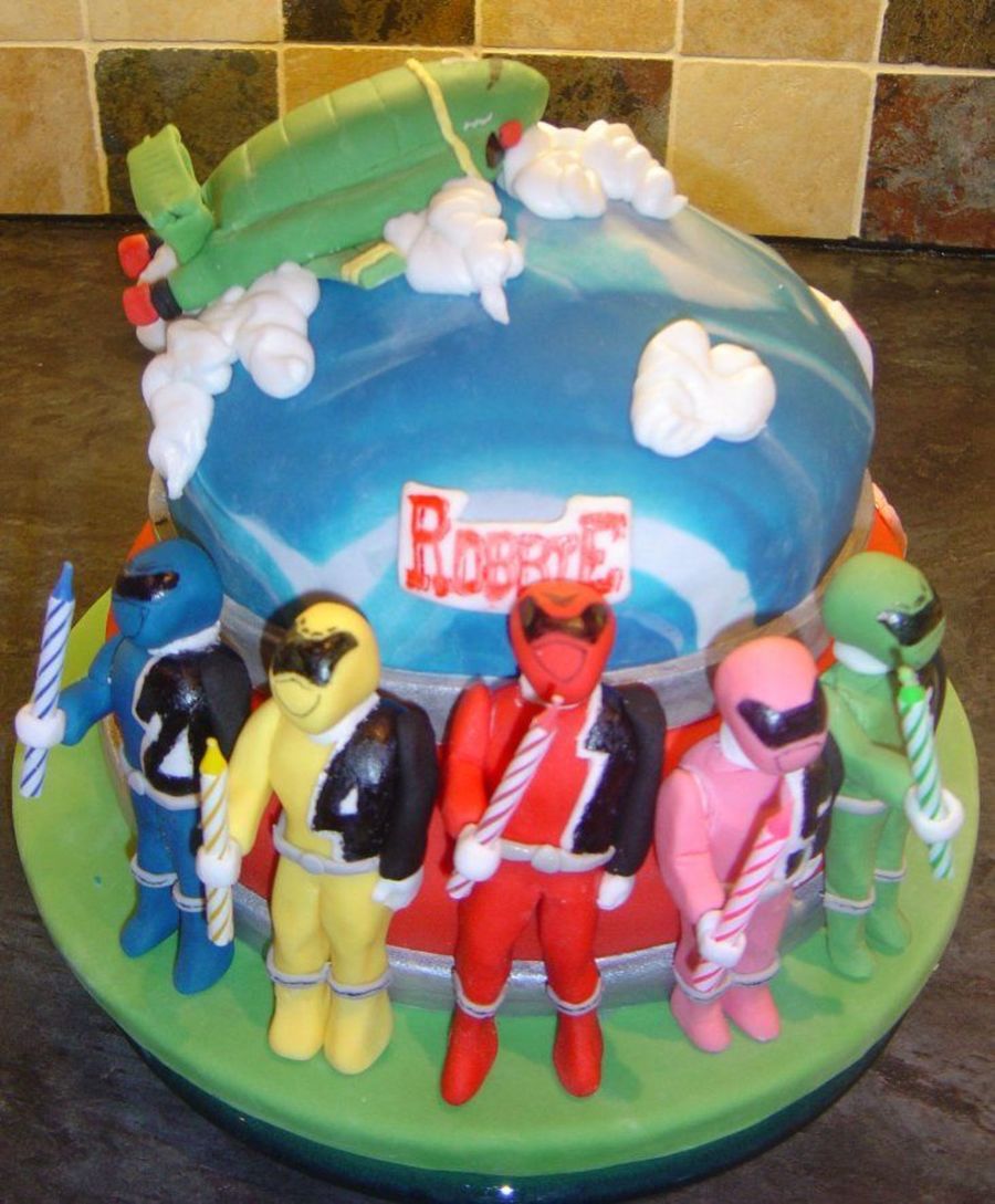 Power Rangers And Thunderbirds - CakeCentral.com