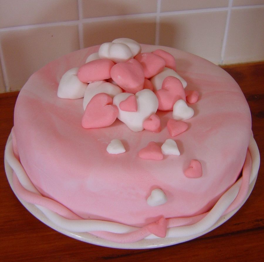 Overflowing Hearts - CakeCentral.com