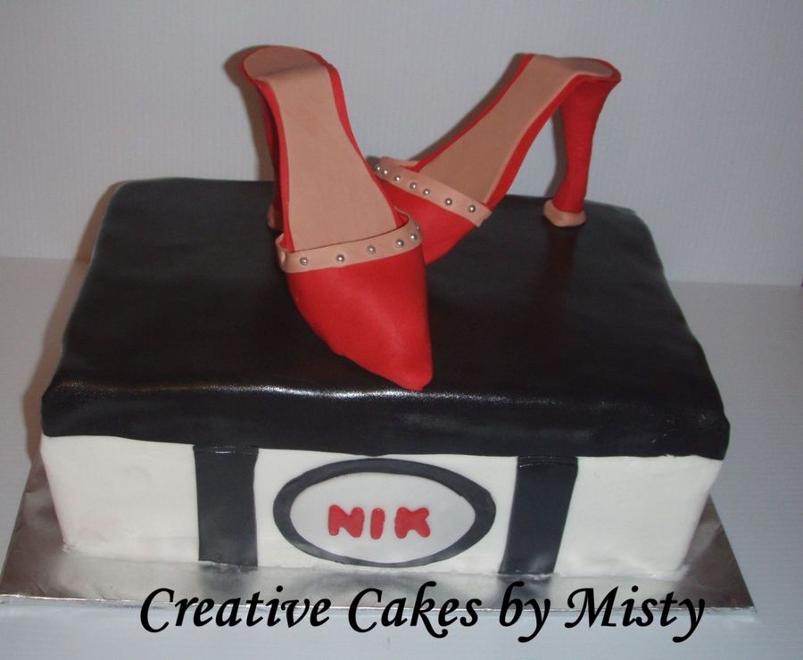Red High Heels - CakeCentral.com