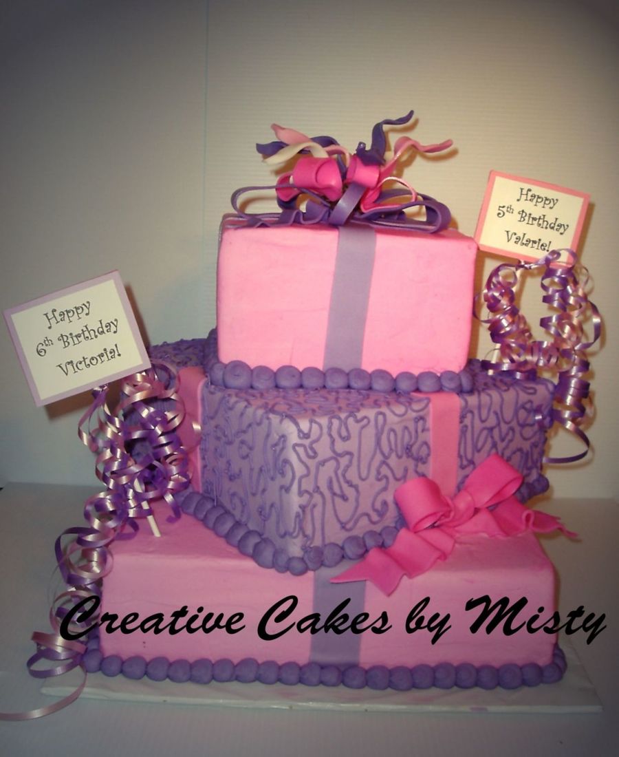 3 Gift Boxes - CakeCentral.com