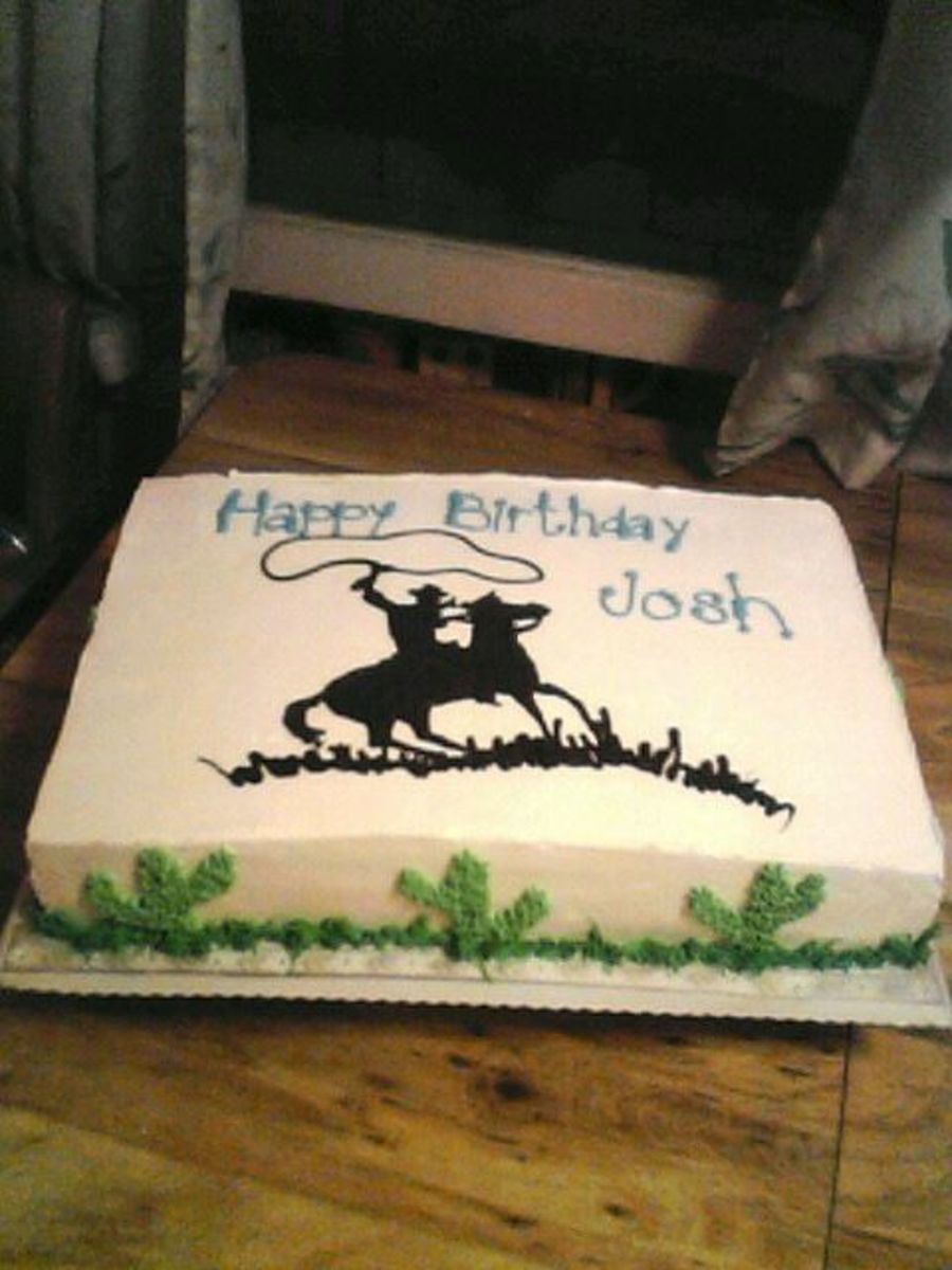 Cowboy Birthday Cake - CakeCentral.com