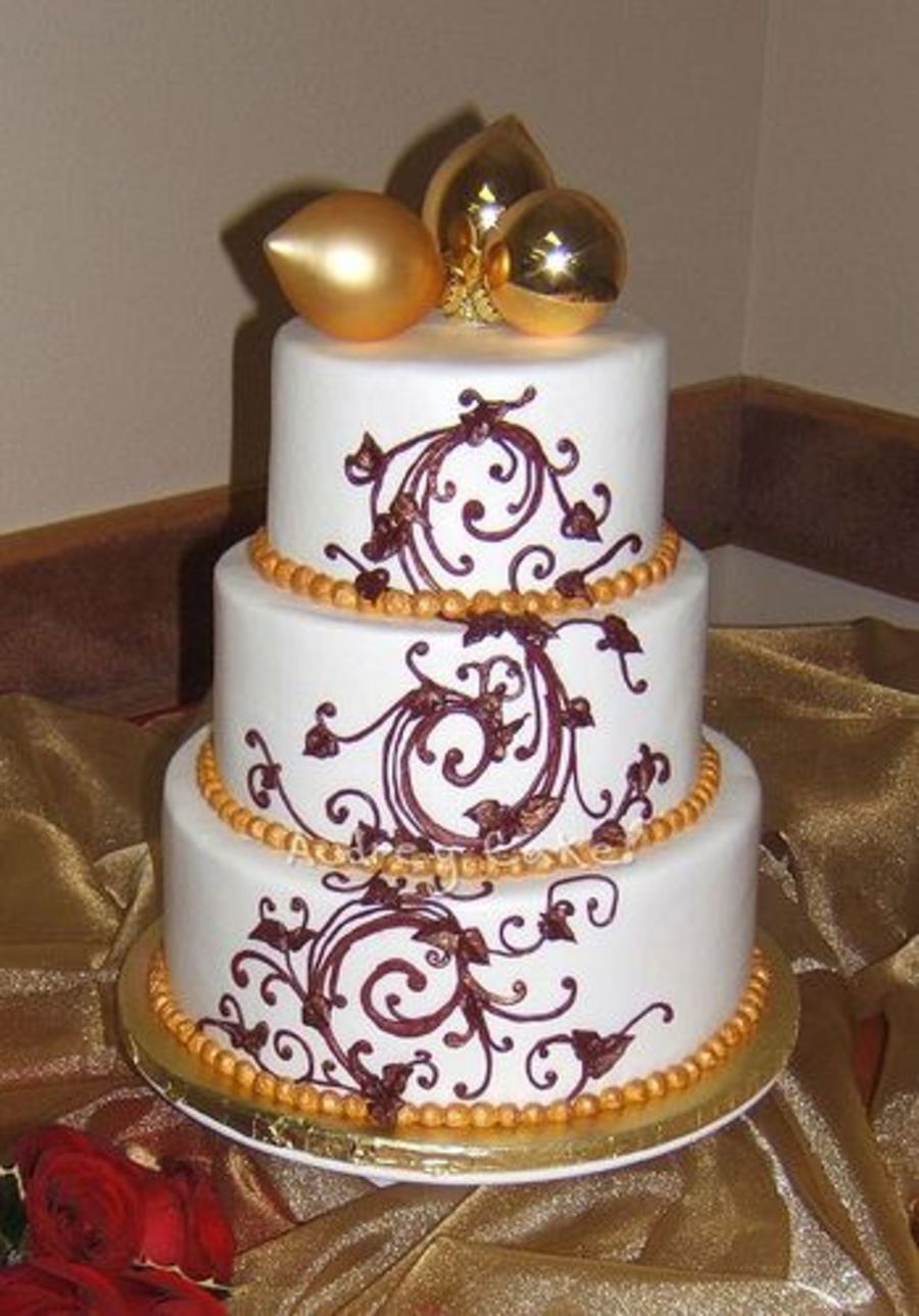 Christmas Swirls Cake - CakeCentral.com