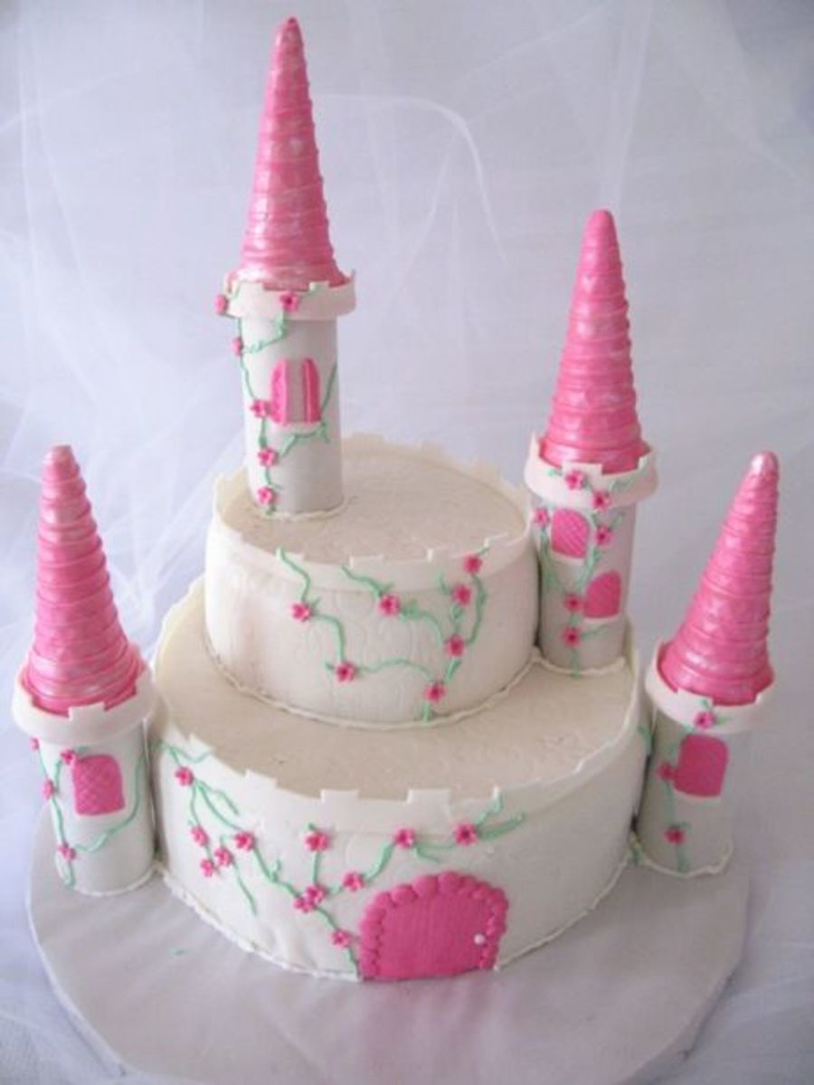 Princess Castle Cake - CakeCentral.com