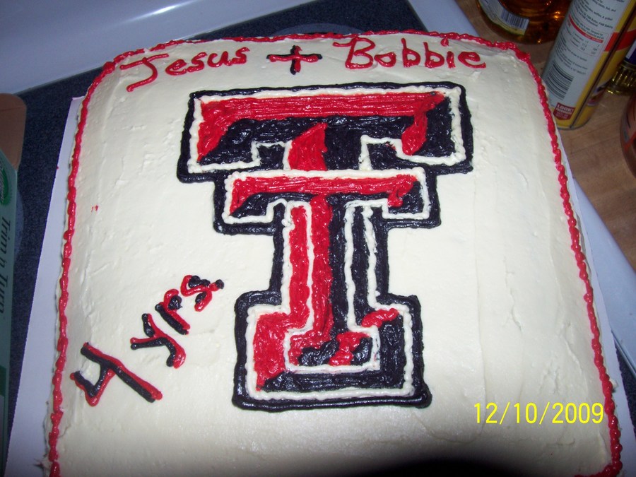 Ttu Fan's 4 Yr Wedding Anniversary - CakeCentral.com