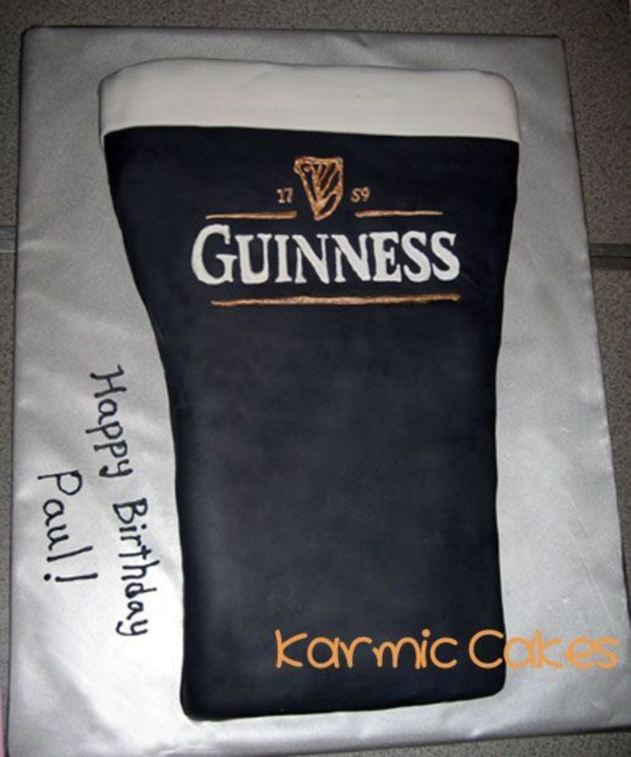 Guinness Birthday Cake - CakeCentral.com