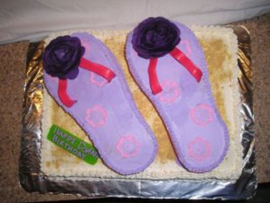 Flip Flop Cake - CakeCentral.com