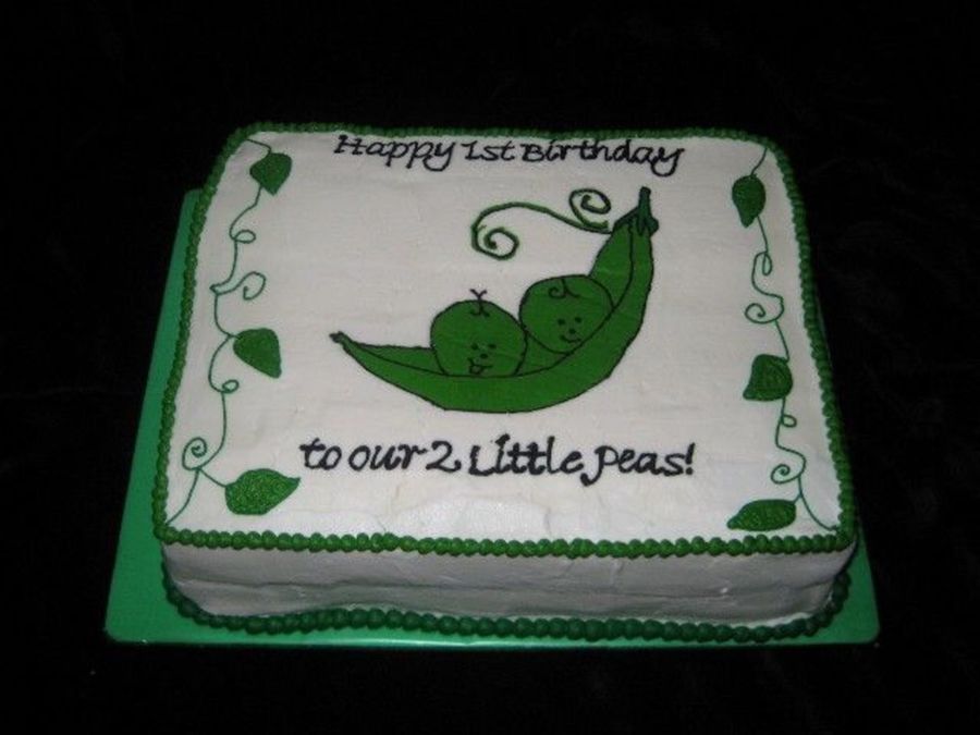 Peas In A Pod Cake - CakeCentral.com