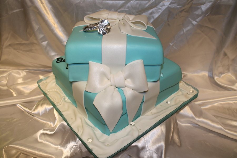 Tiffany Box Cake - CakeCentral.com