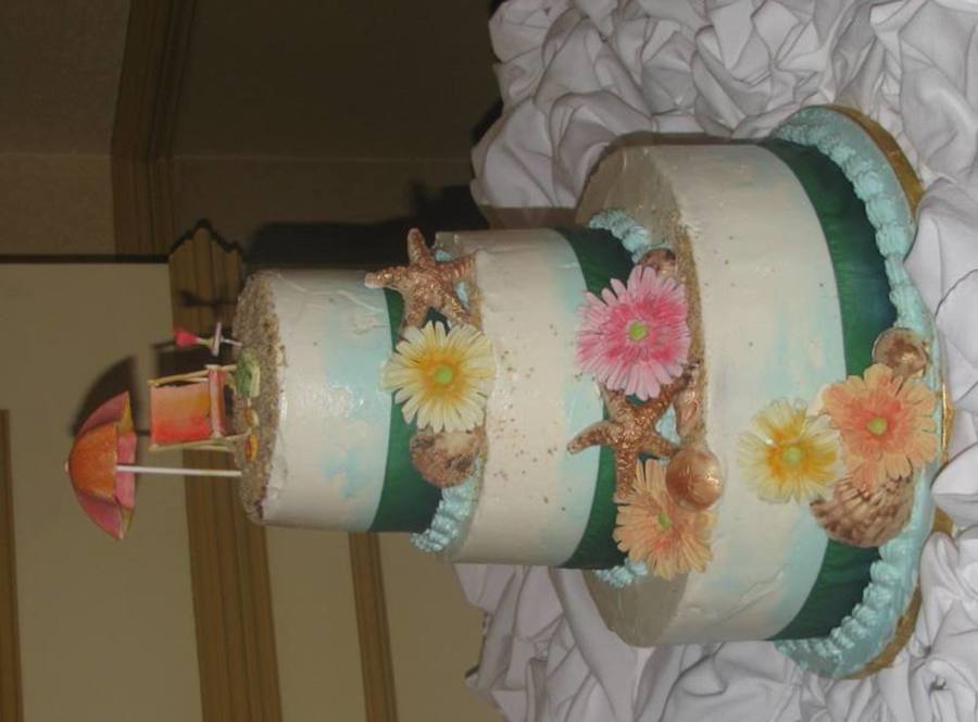 A Pretty Retirement Cake - CakeCentral.com