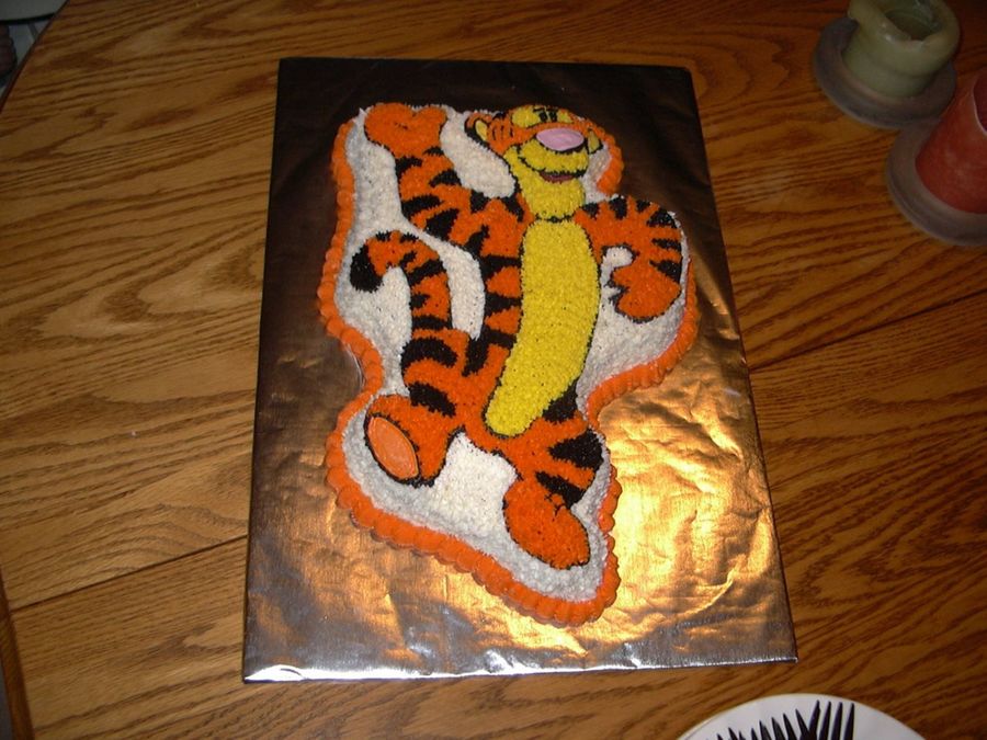 Tigger Birthday Cake - CakeCentral.com