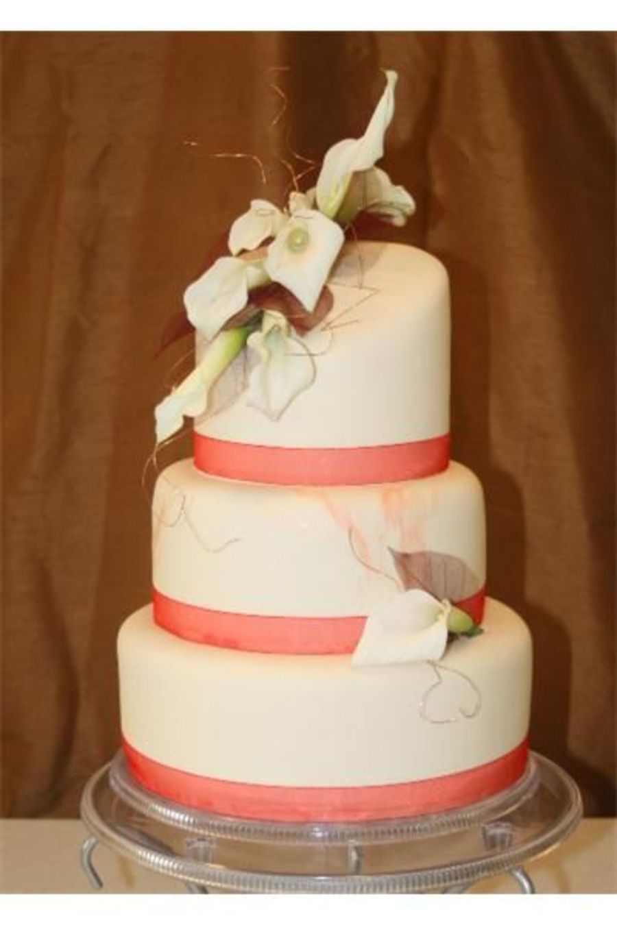 Calla Lilly Cake - CakeCentral.com