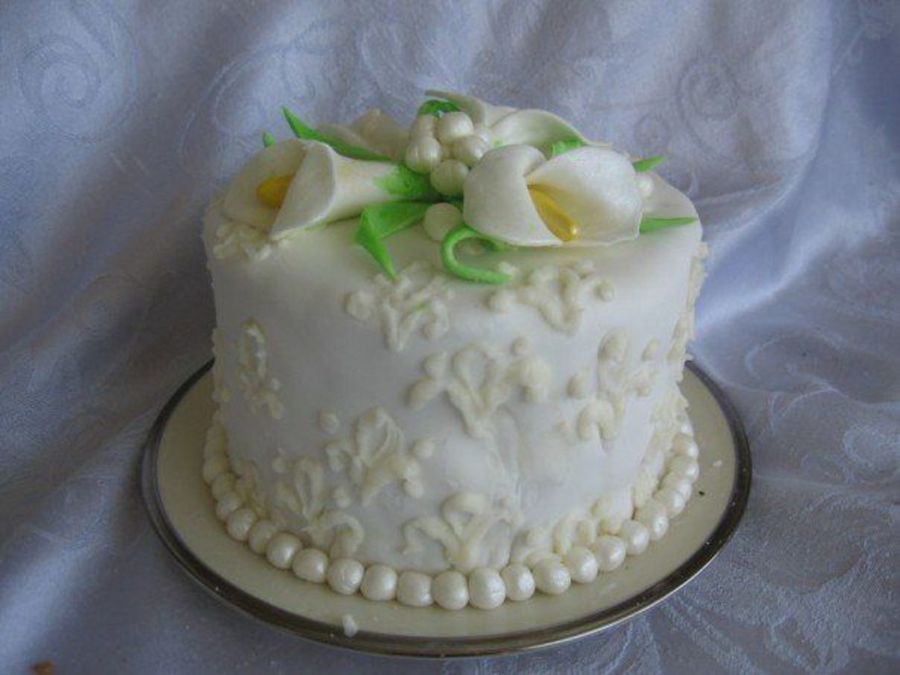 Calla Lily Cake Ii - CakeCentral.com