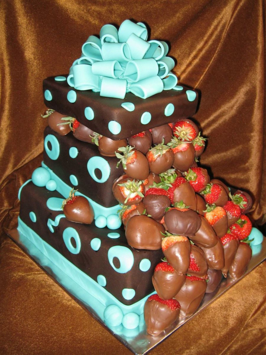 Chocolate Covered Strawberry Box - CakeCentral.com