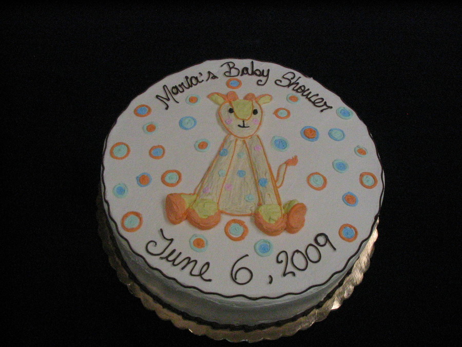 Small Baby Shower Cake - CakeCentral.com