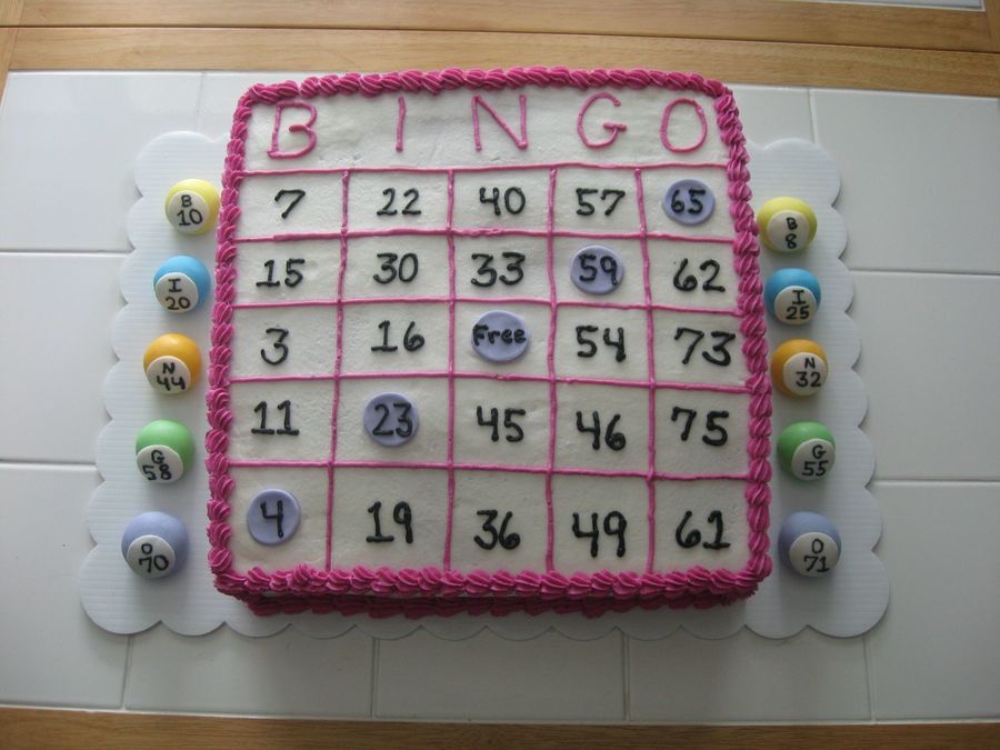 Bingo Cake - CakeCentral.com