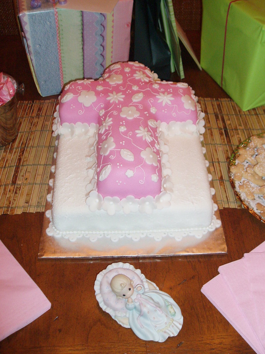 Pink Cross - CakeCentral.com