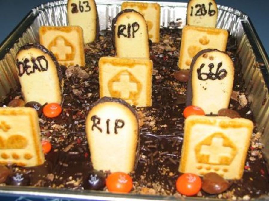 Graveyard Cake - CakeCentral.com