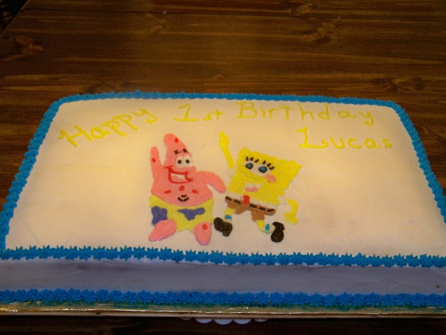 Spongebob 1St Birthday - CakeCentral.com