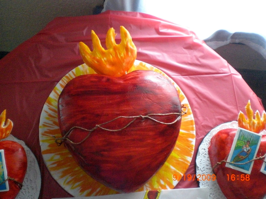 Sacred Heart Of Jesus - CakeCentral.com