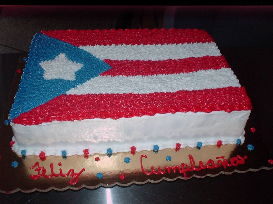 Puerto Rico Flag - CakeCentral.com