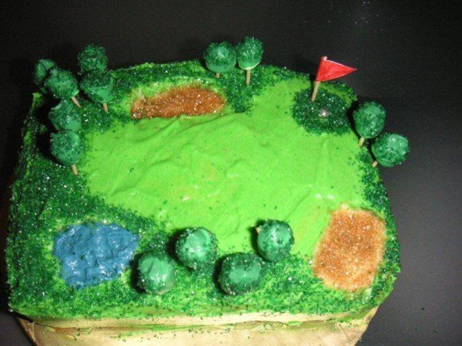 Golf Course Cake - CakeCentral.com