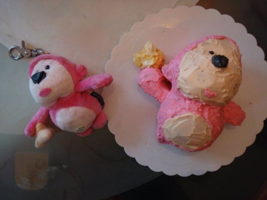 Pinku The Pink Gorilla - CakeCentral.com