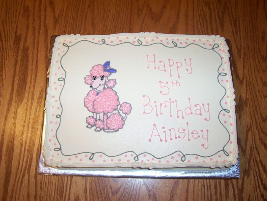 Pink Poodle - CakeCentral.com
