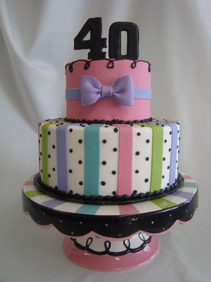 40Th Birthday - CakeCentral.com