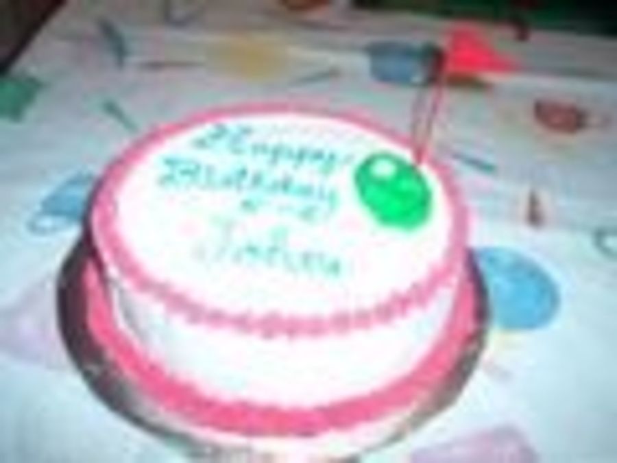 Simple Golf Cake - CakeCentral.com