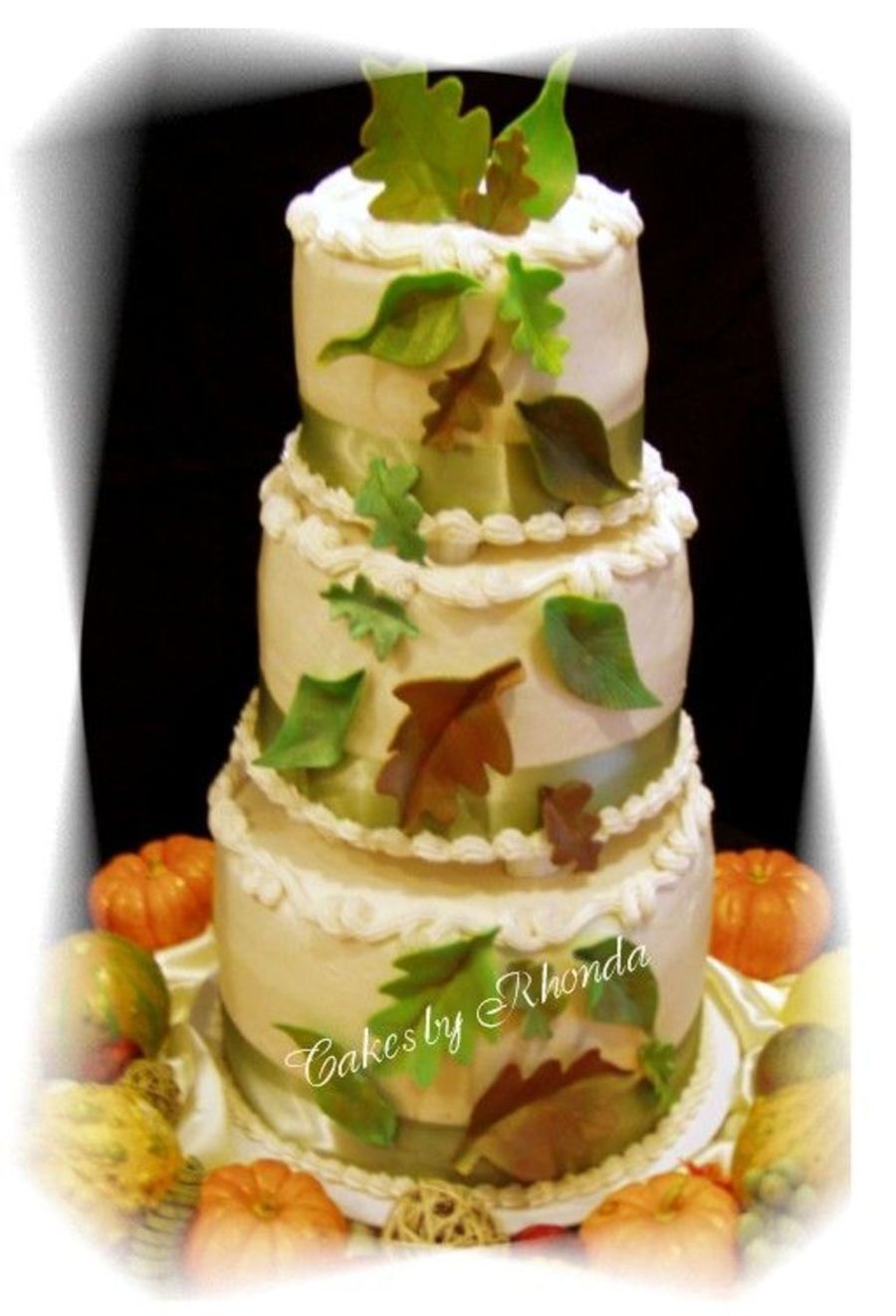 Fall Leaf Cake - CakeCentral.com