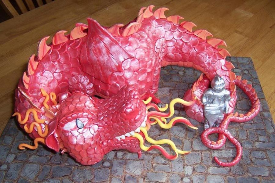 Red Dragon Cake - CakeCentral.com